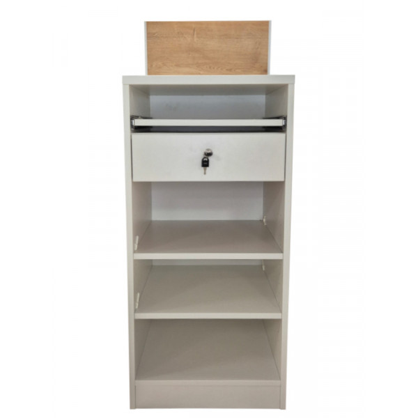 Banque ou comptoir d'accueil simple poste avec meuble écran tablette ...